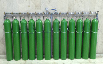 Do-it-yourself gas train for cylinders